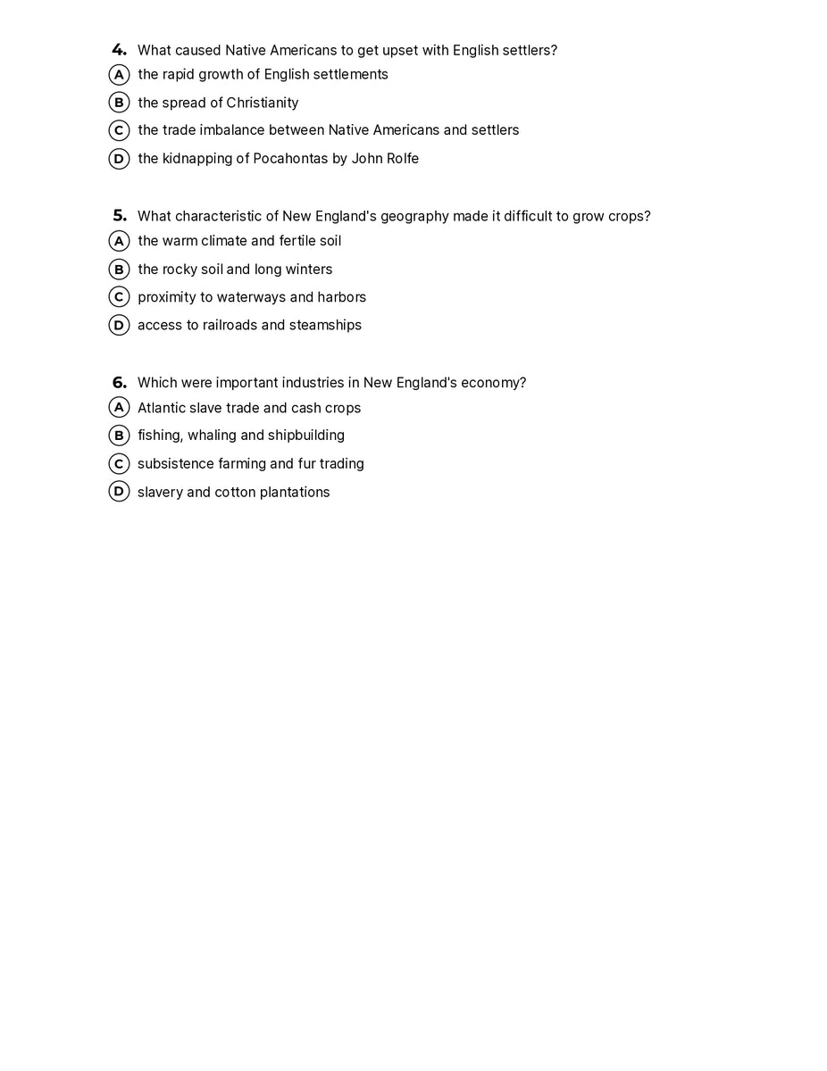 13 Colonies Notes Quiz 2 – Quiz Shop