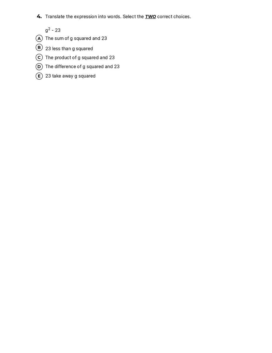 6Th Grade Math Warm-Up – Quiz Shop