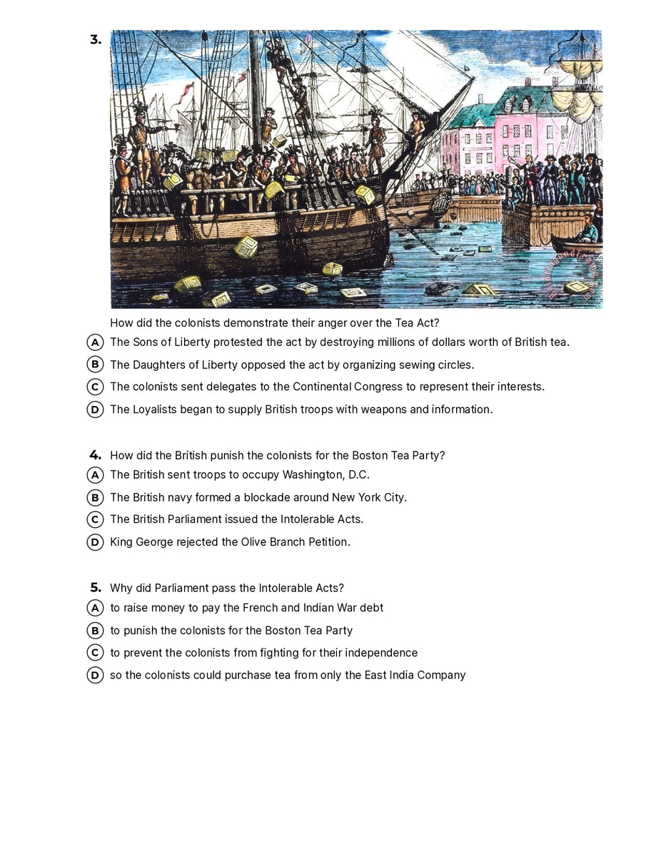 American Revolution Causes Preview 2 – Quiz Shop