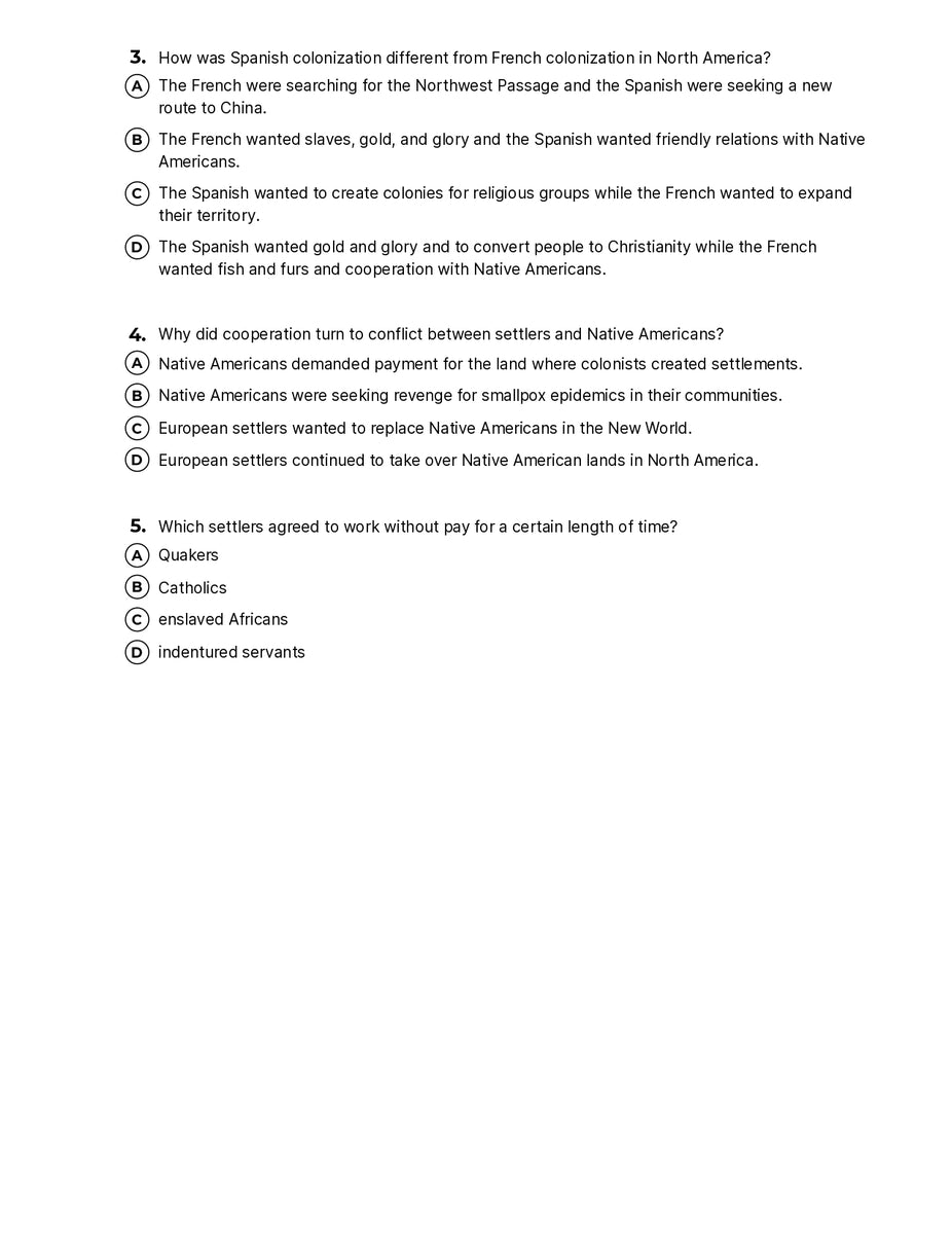 Colonial Settlement Preview 1 – Quiz Shop