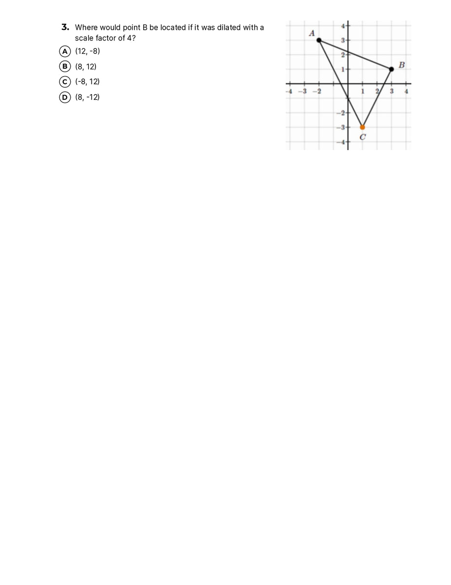 Dilations A – Quiz Shop