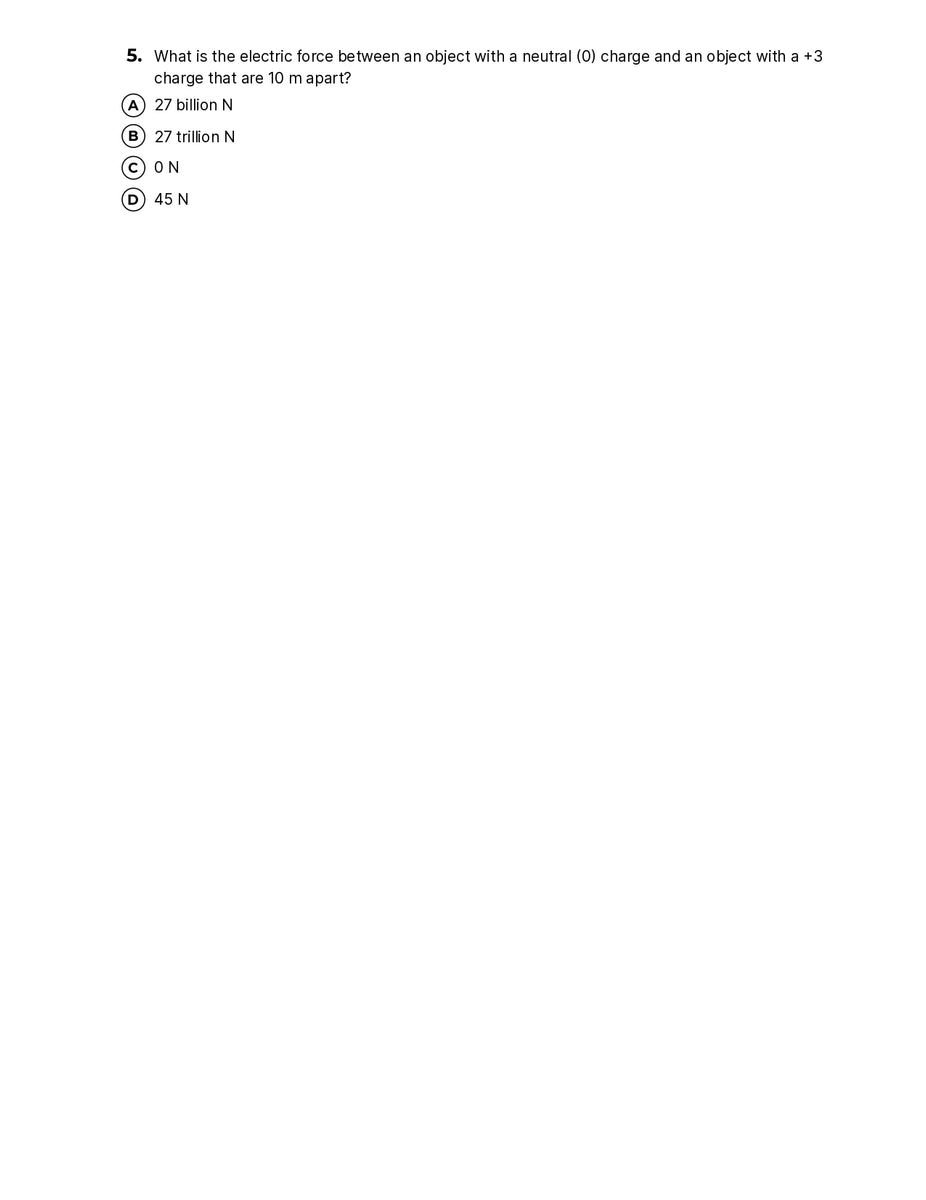 Electrical Force – Quiz Shop