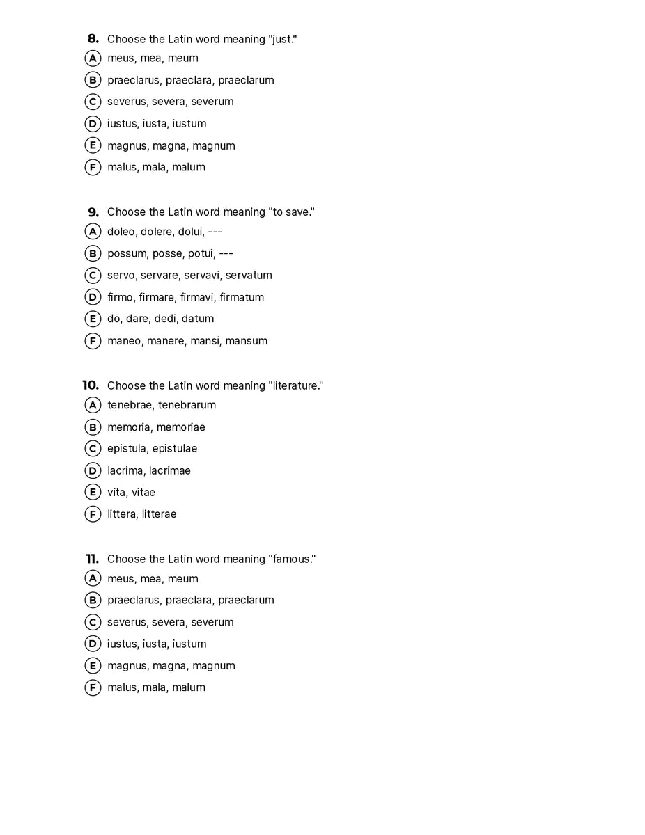 Lnm Chapters 4-6 Vocabulary Review Ii – Quiz Shop