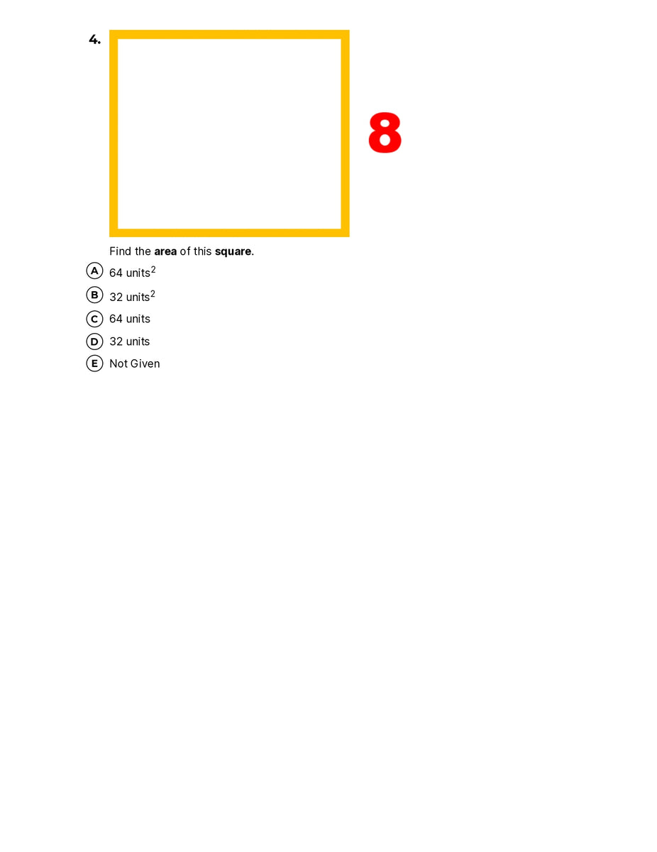 Perimeter And Area Of Quadrilaterals (P1) – Quiz Shop