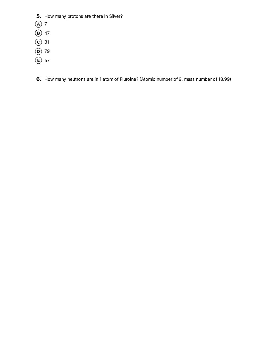 Reading Periodic Table Exit Ticket – Quiz Shop