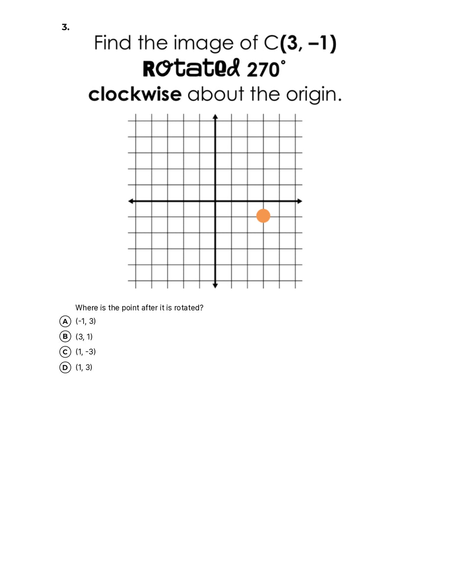 Rotations On The Coordinate Plane – Quiz Shop