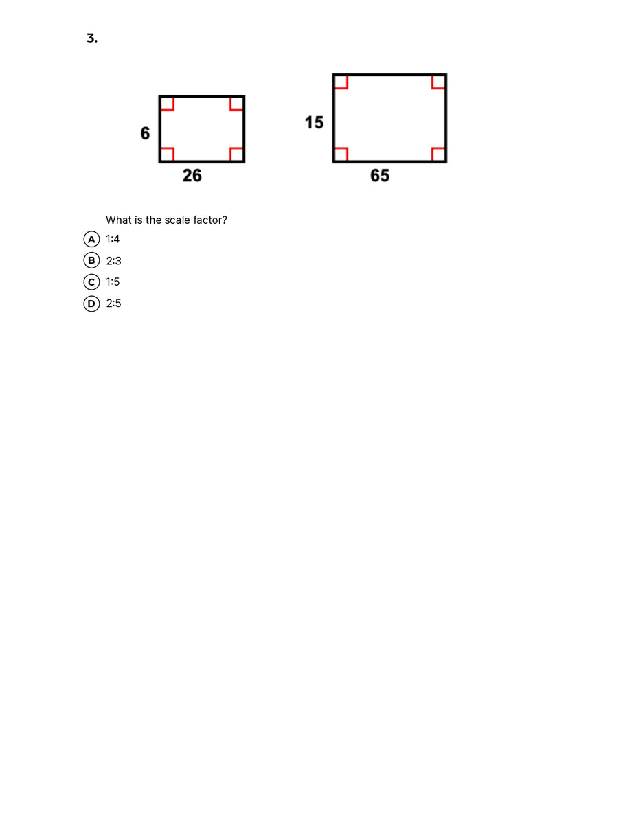 Scale Factor – Quiz Shop