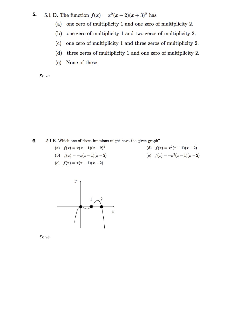 Test Power Polynomial And Rational Function – Quiz Shop