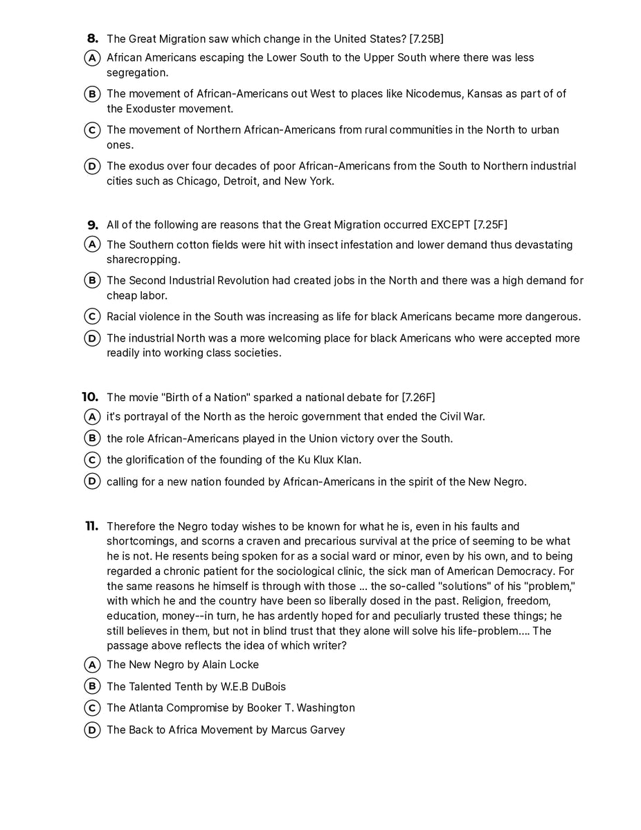 Us History From 1877 African Americans At The Turn Of The 20Th Century ...