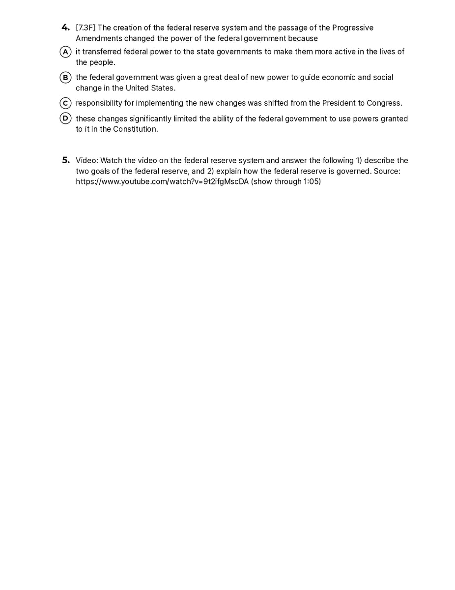 Us History From 1877 National Progressivism – Quiz Shop