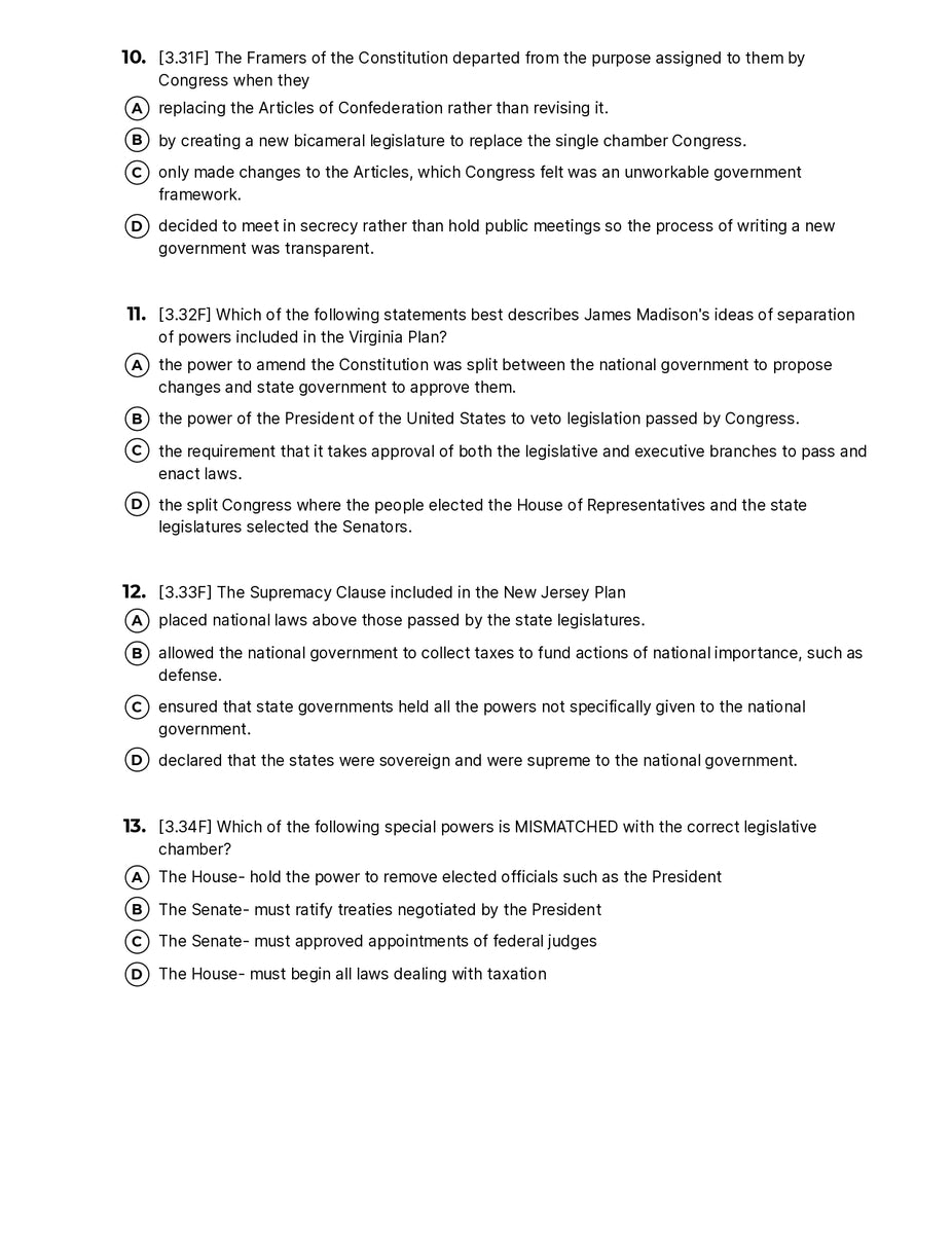 Us History To 1877 The Constitutional Convention Conflict And Compromi ...