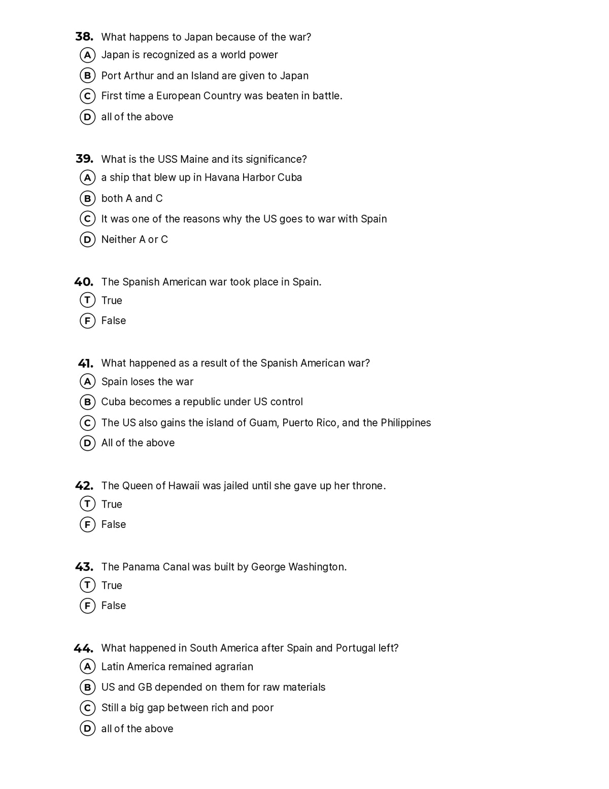 Age Of Imperialism Test – Quiz Shop