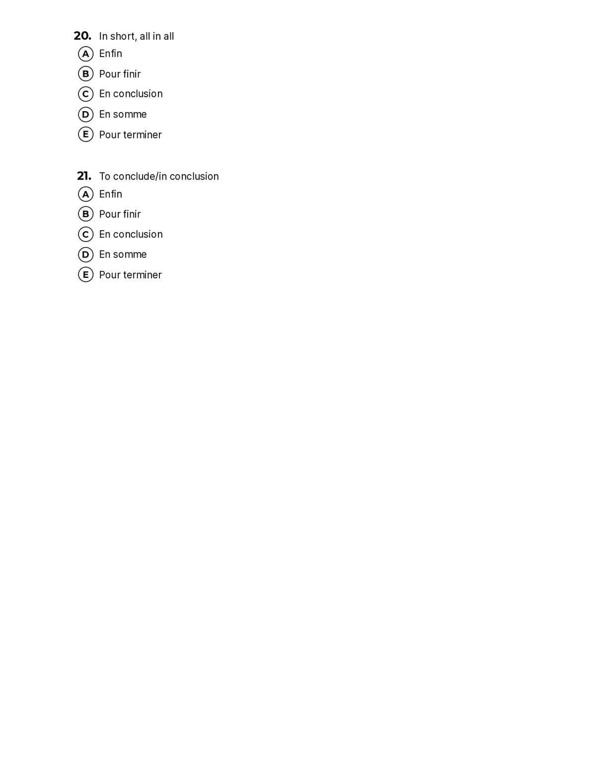 Ap French Cultural Comparison Vocabulary 2 – Quiz Shop