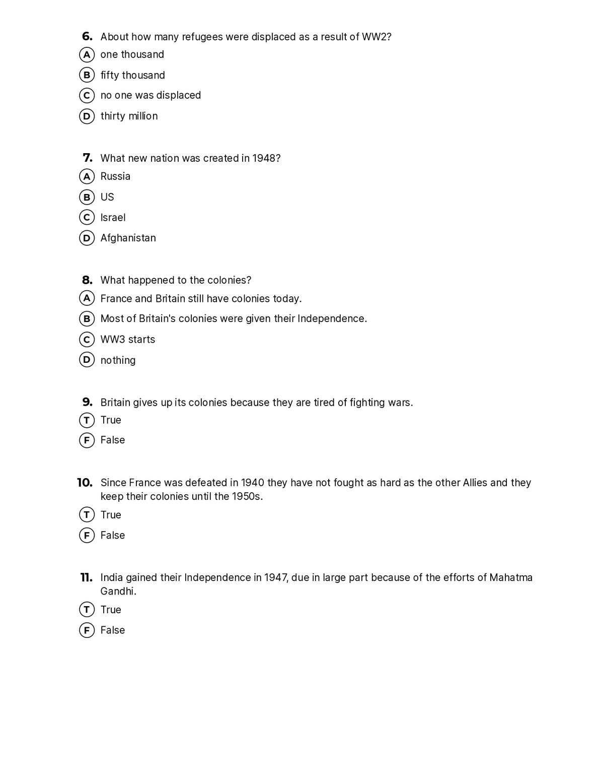 Cold War Test – Quiz Shop