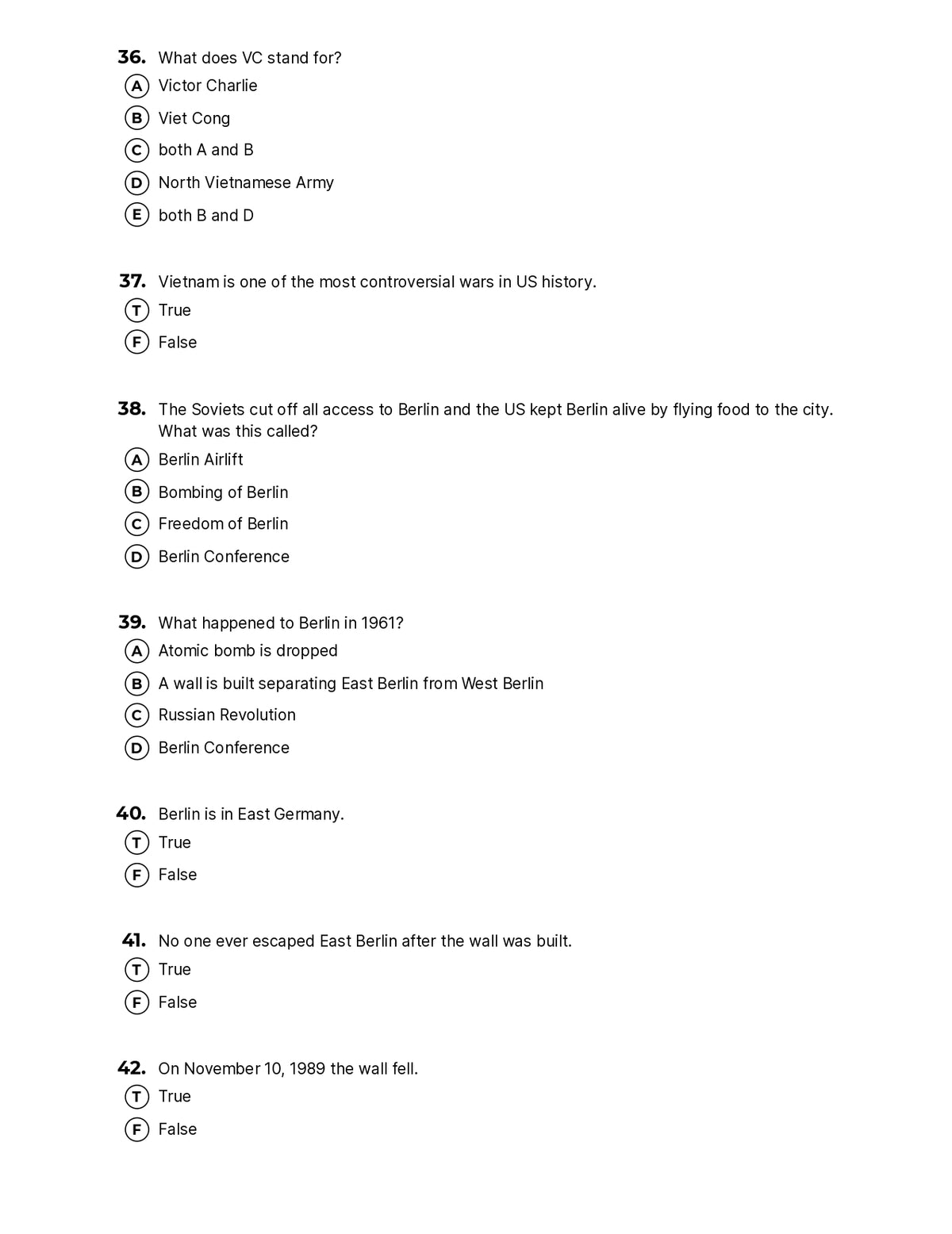 Cold War Test – Quiz Shop