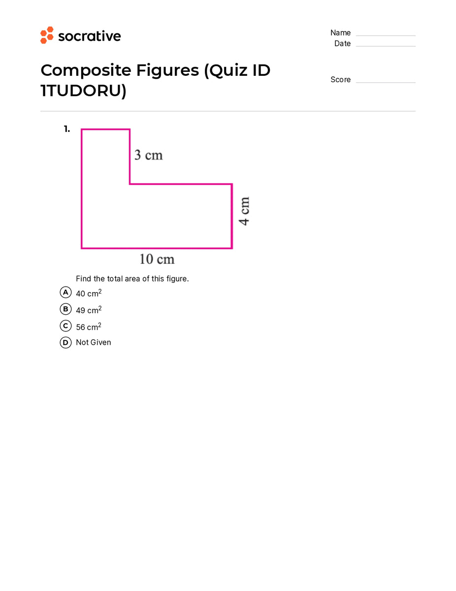 Composite Figures – Quiz Shop
