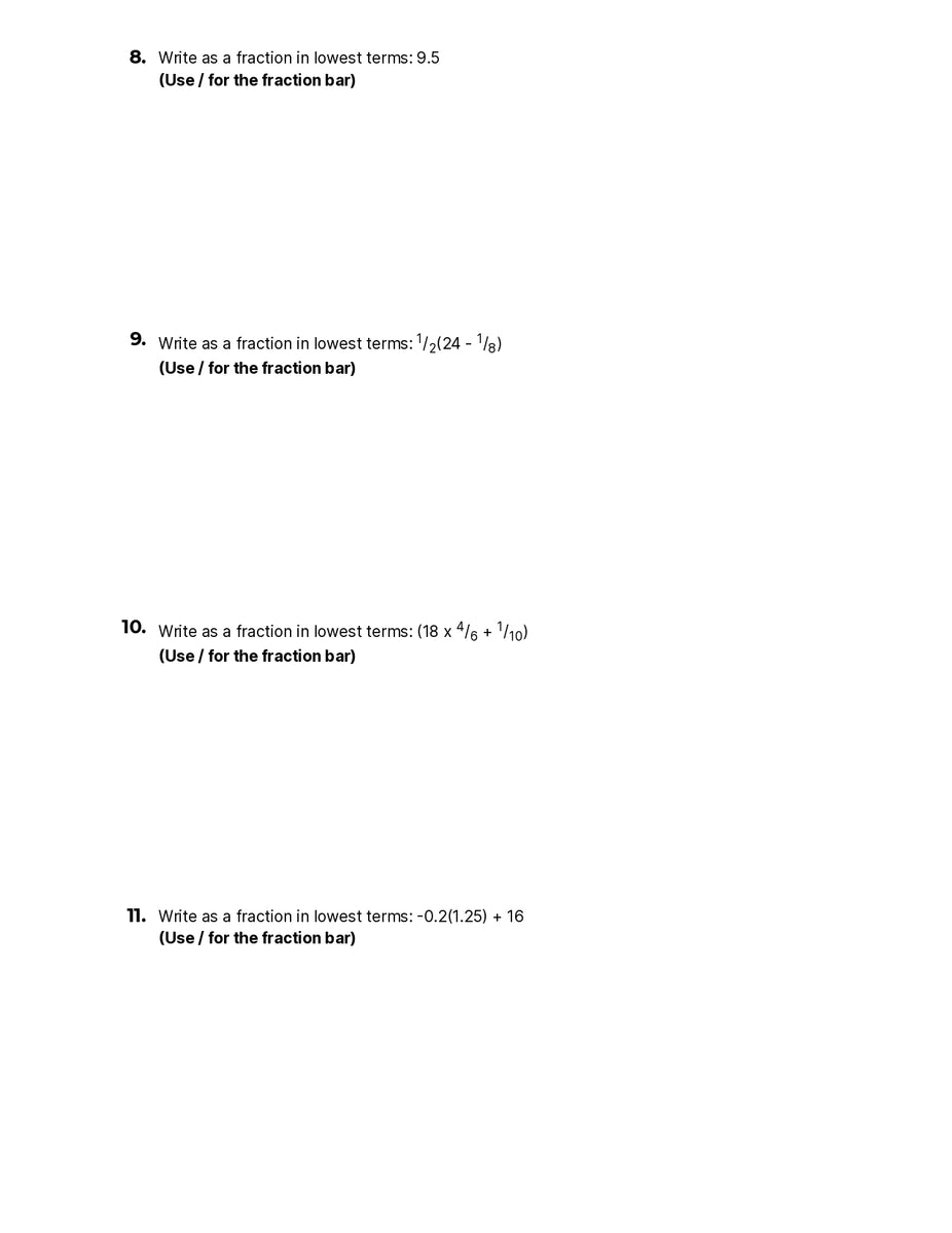 End Of Year 7Th Grade Math Test – Quiz Shop