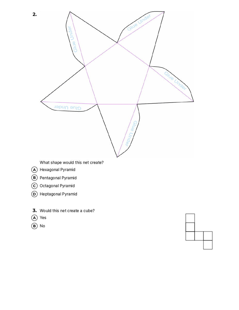Identifying Nets 2 – Quiz Shop