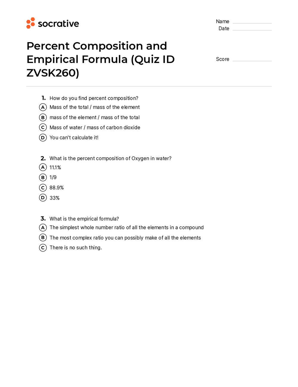 percent composition formula