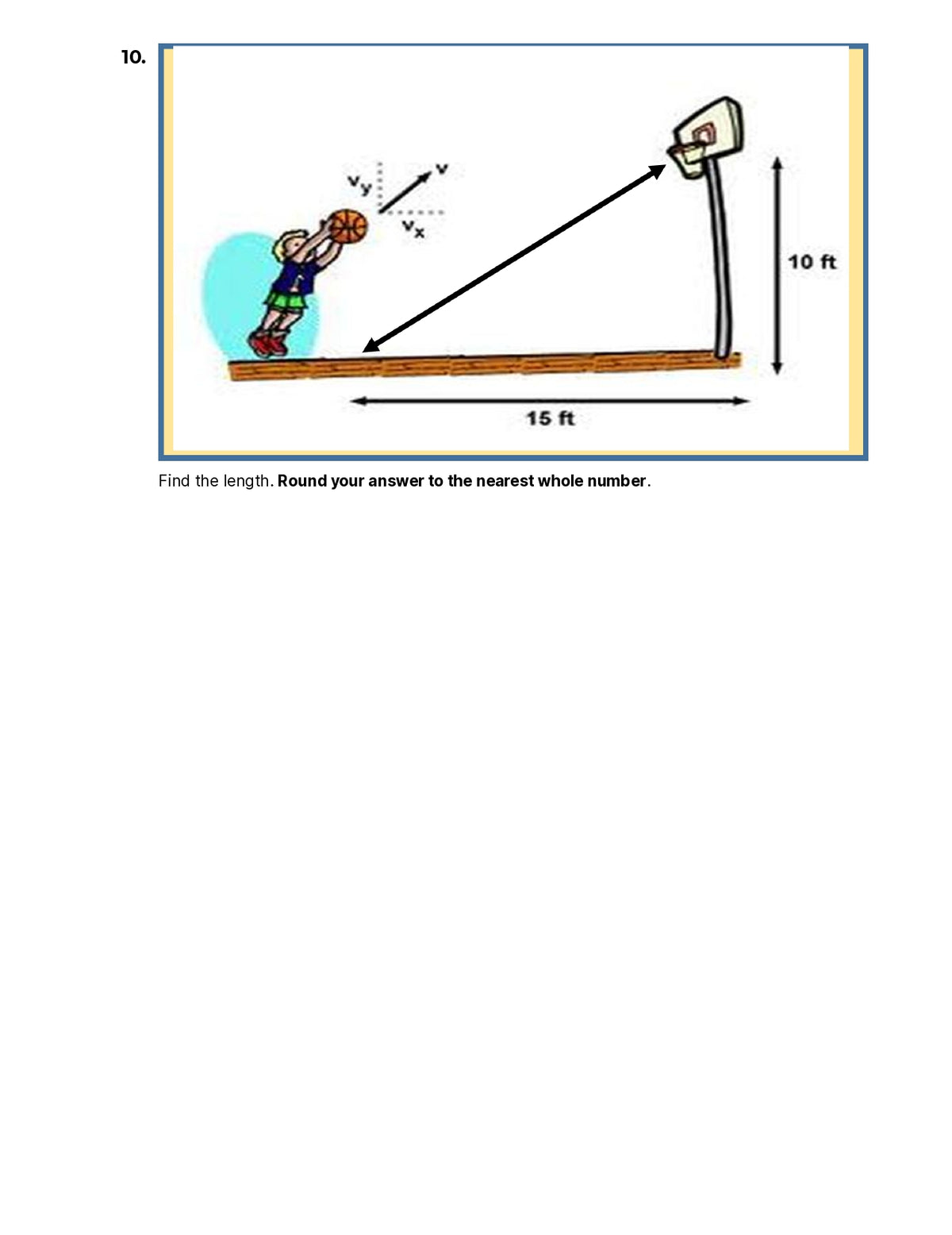 Pythagorean Theorem Real-Life P(1) Hypotenuse – Quiz Shop