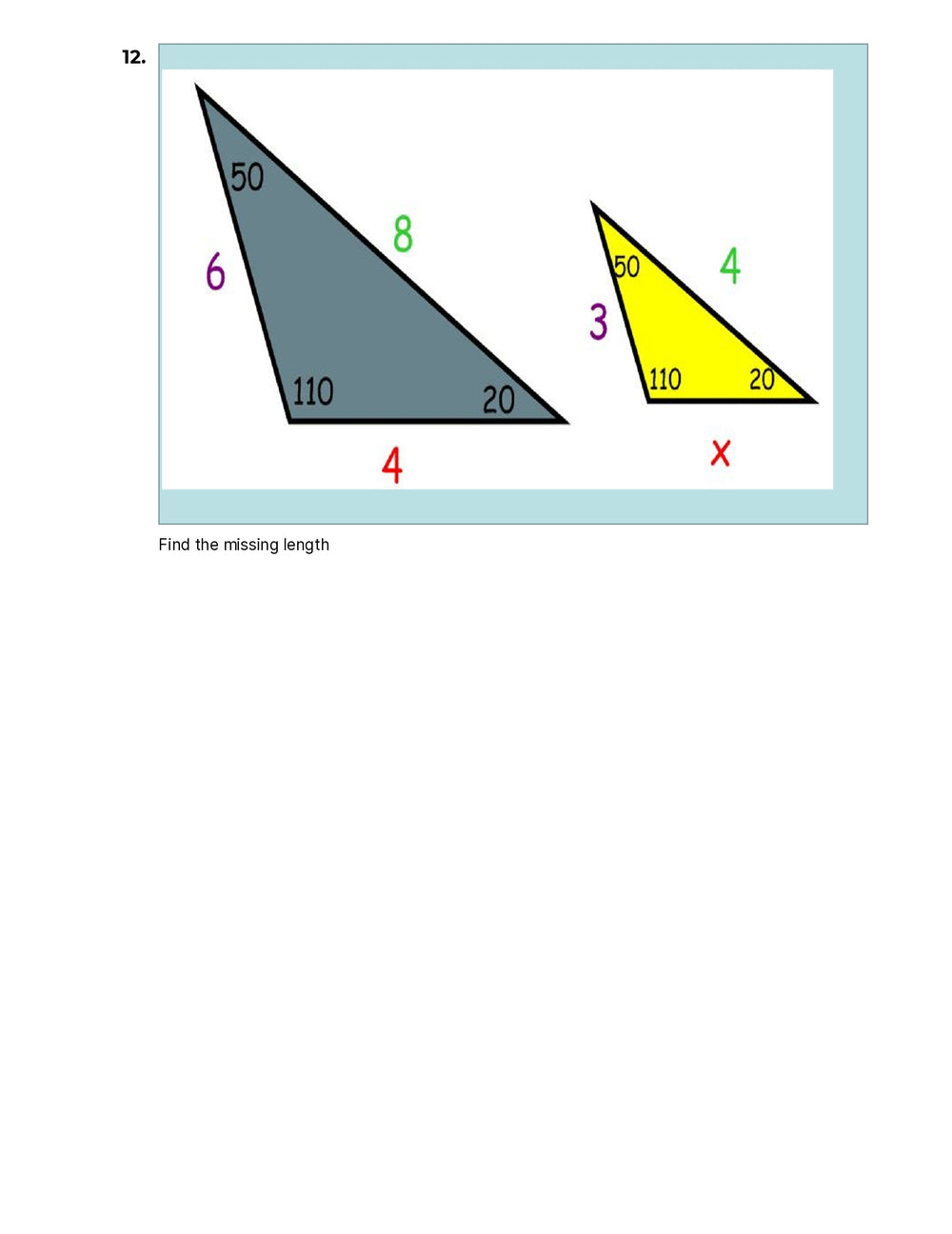 Similar Figures (P1) – Quiz Shop