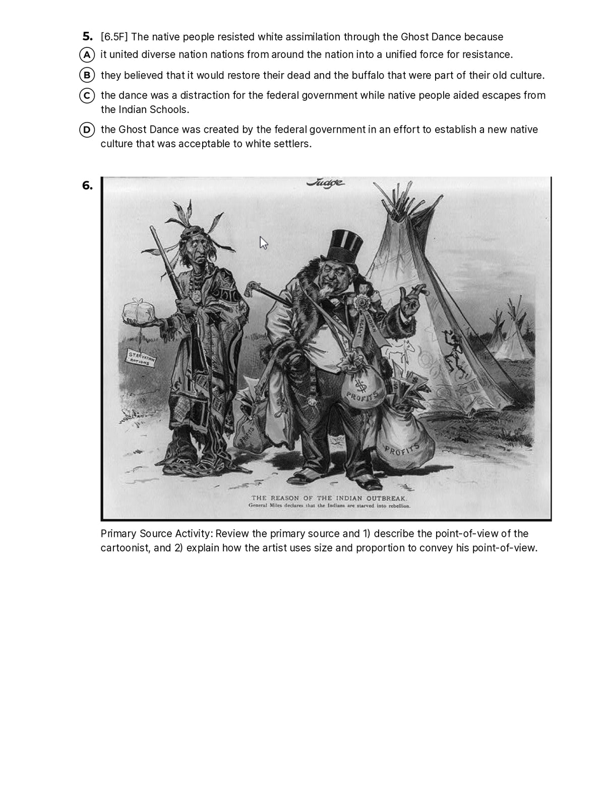 Us History From 1877 Native American Conflicts – Quiz Shop